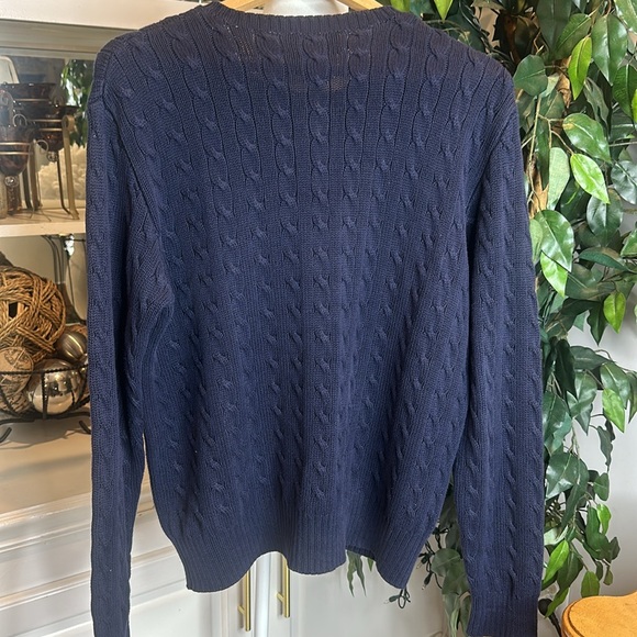 Polo Ralph Lauren | Sweaters | Guc Polo Ralph Lauren Navy Knit Sweater ...